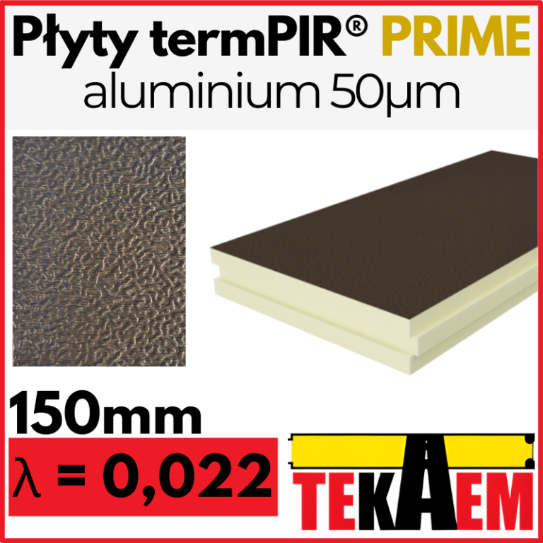 TermPIR PRIME 150mm płyta izolacyjna PIR 15cm poliizocyjanuran